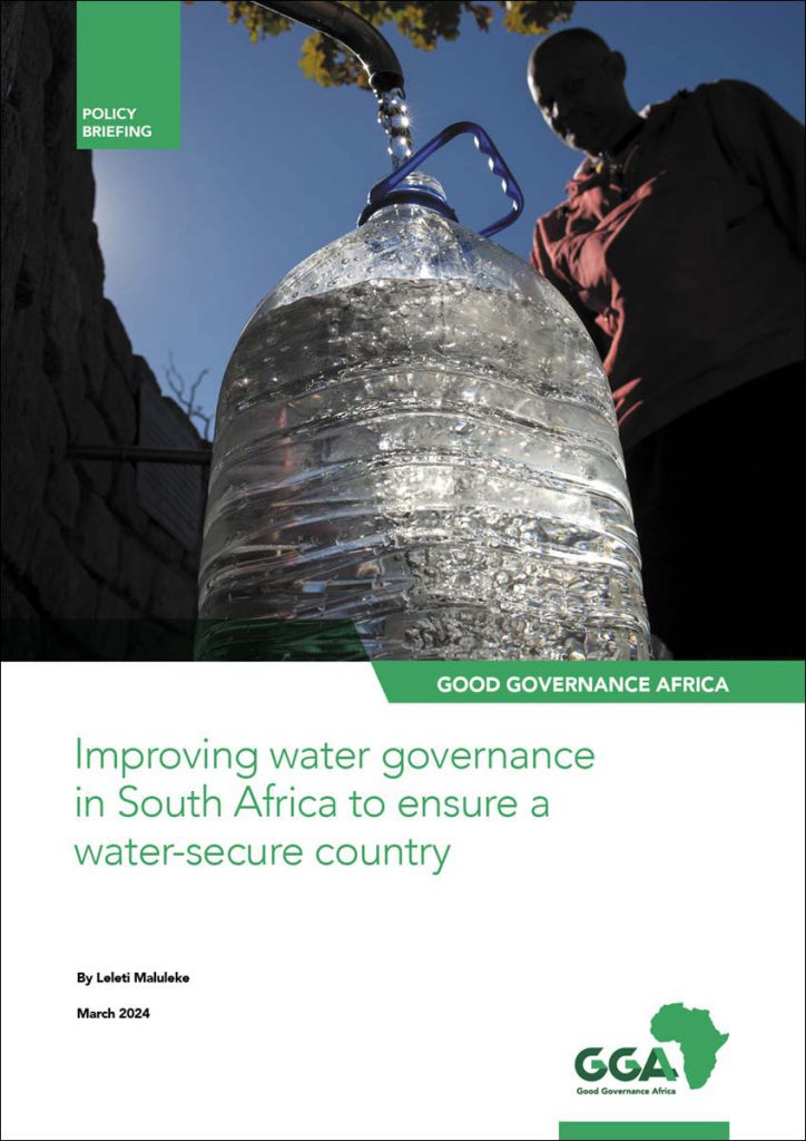 Improving water governance in South Africa to ensure a water-secure ...
