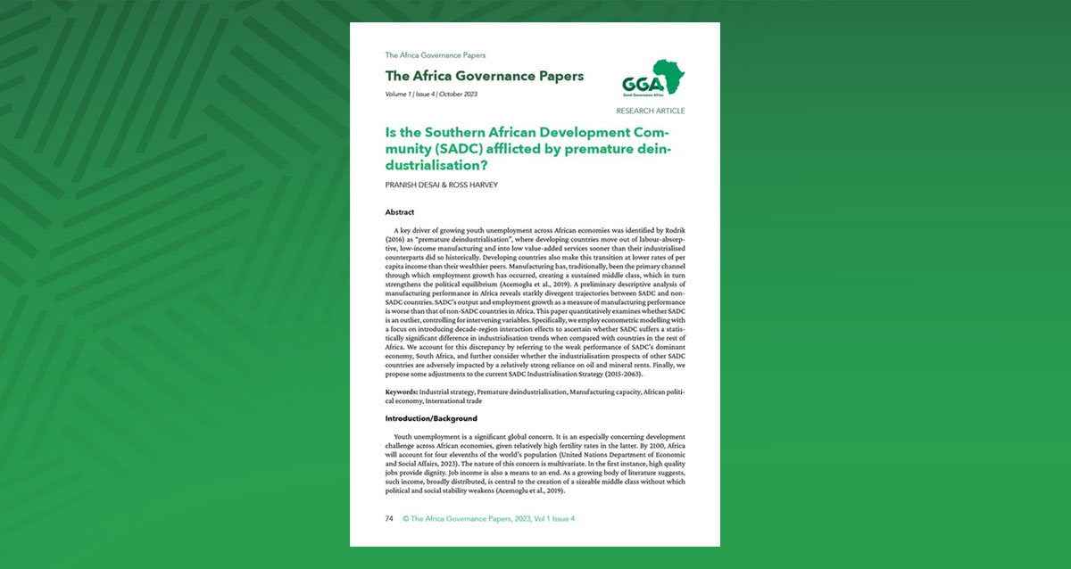 Is the Southern African Development Community (SADC) afflicted by ...