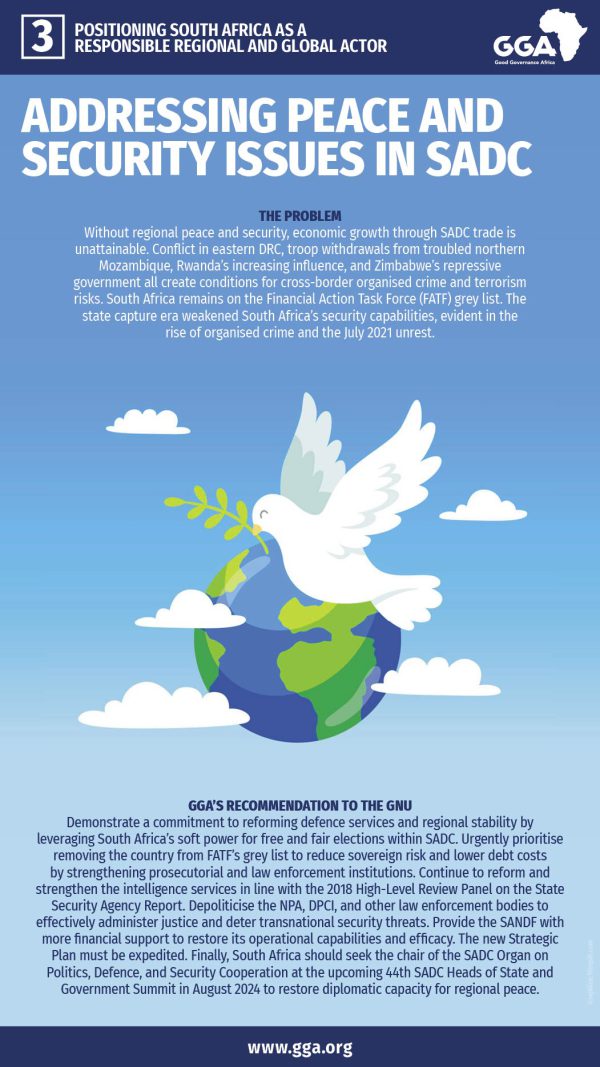 10 Key areas which the South African Government of National Unity (GNU ...